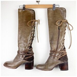 Freebird by Steven | Shoes | Freebird Coal Brown Lace Up Boots Size 65 | Poshmark